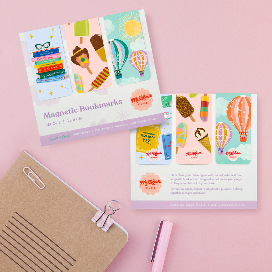Magnetic Bookmarks | Unique Gifts for Book Lovers – Milkbar Studio