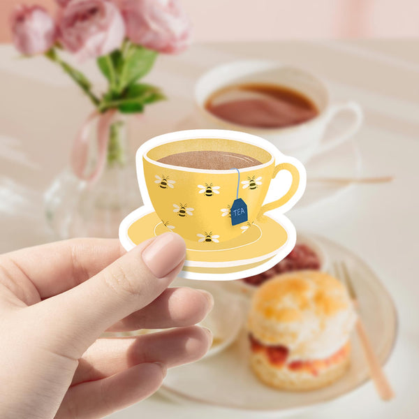 Teacup | Vinyl Sticker – Milkbar Studio